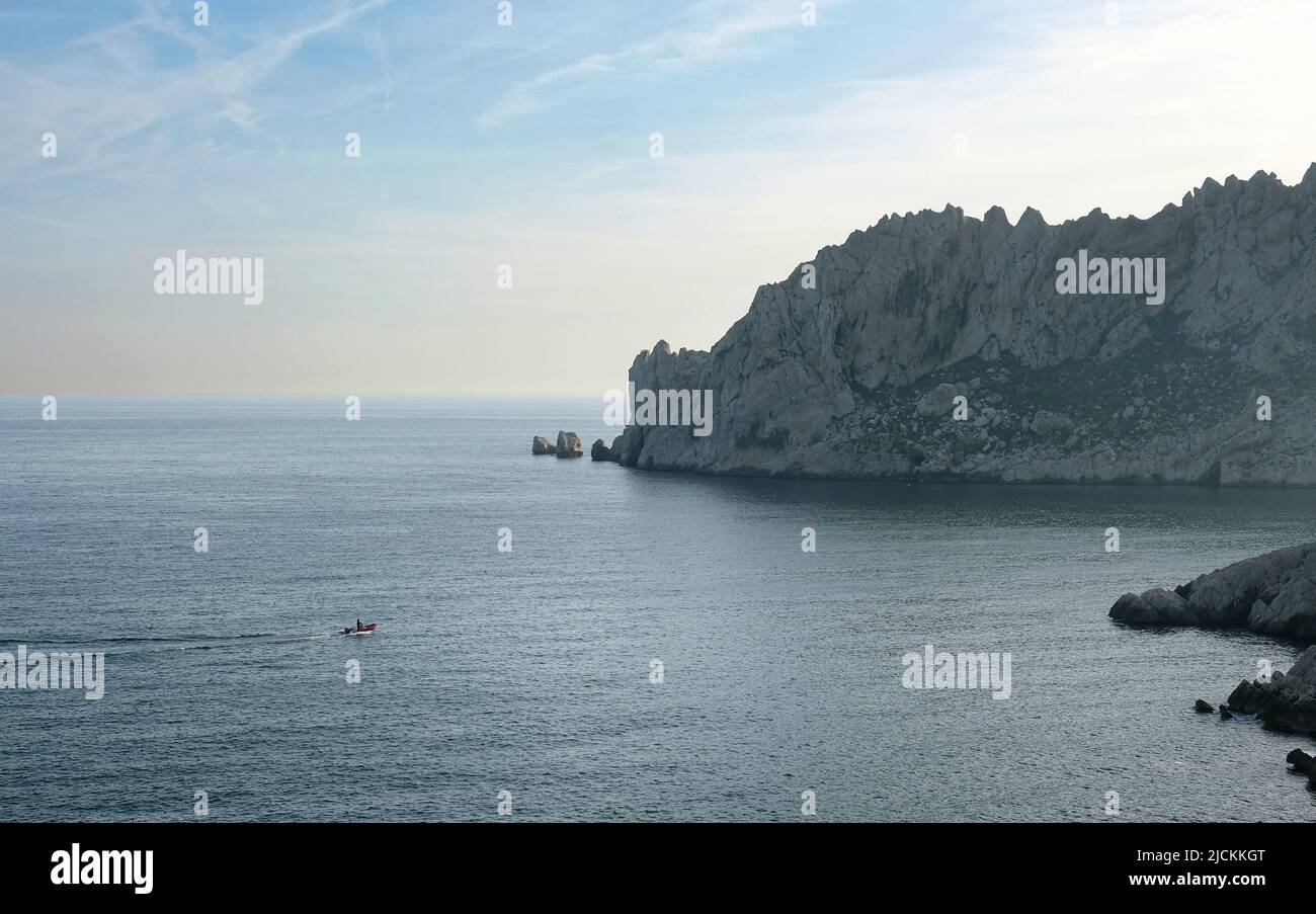 Coastal landscape outside of Marseille, France Stock Photo - Alamy