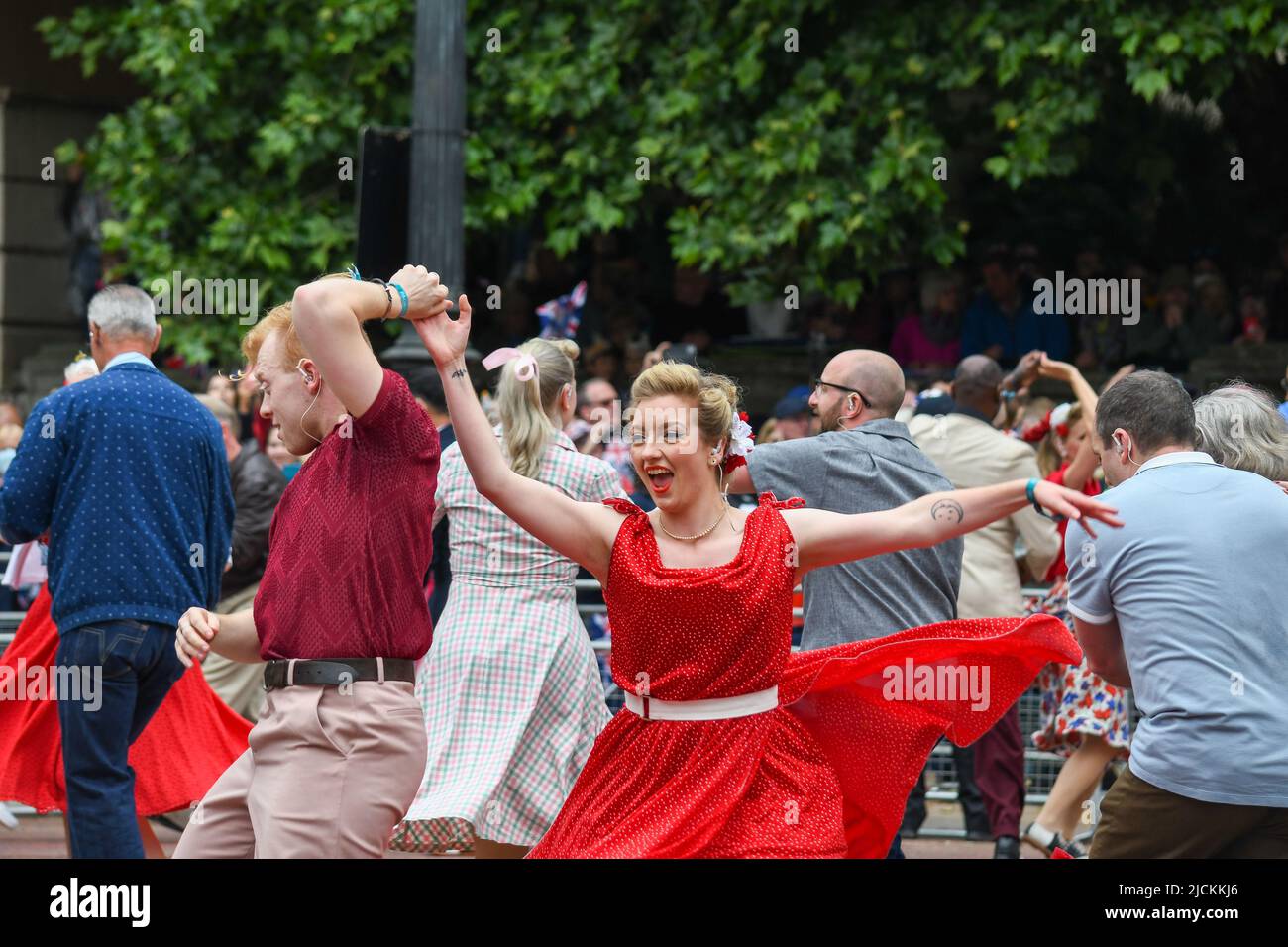 London, UK, 5th Jun 2022, Platinum Jubilee Pageant along the Mall ...