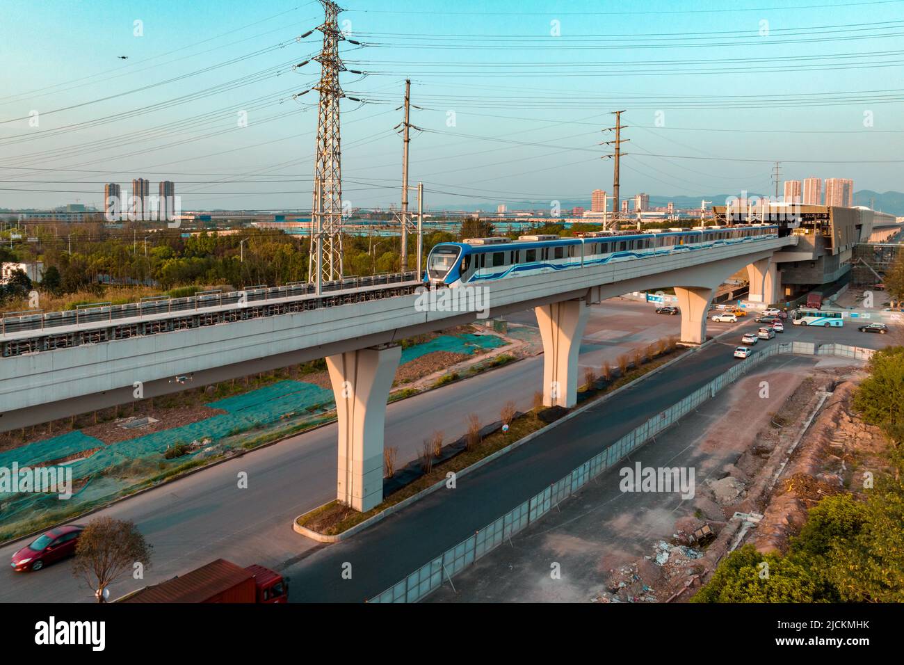 Chongqing rail line 5 Stock Photo - Alamy