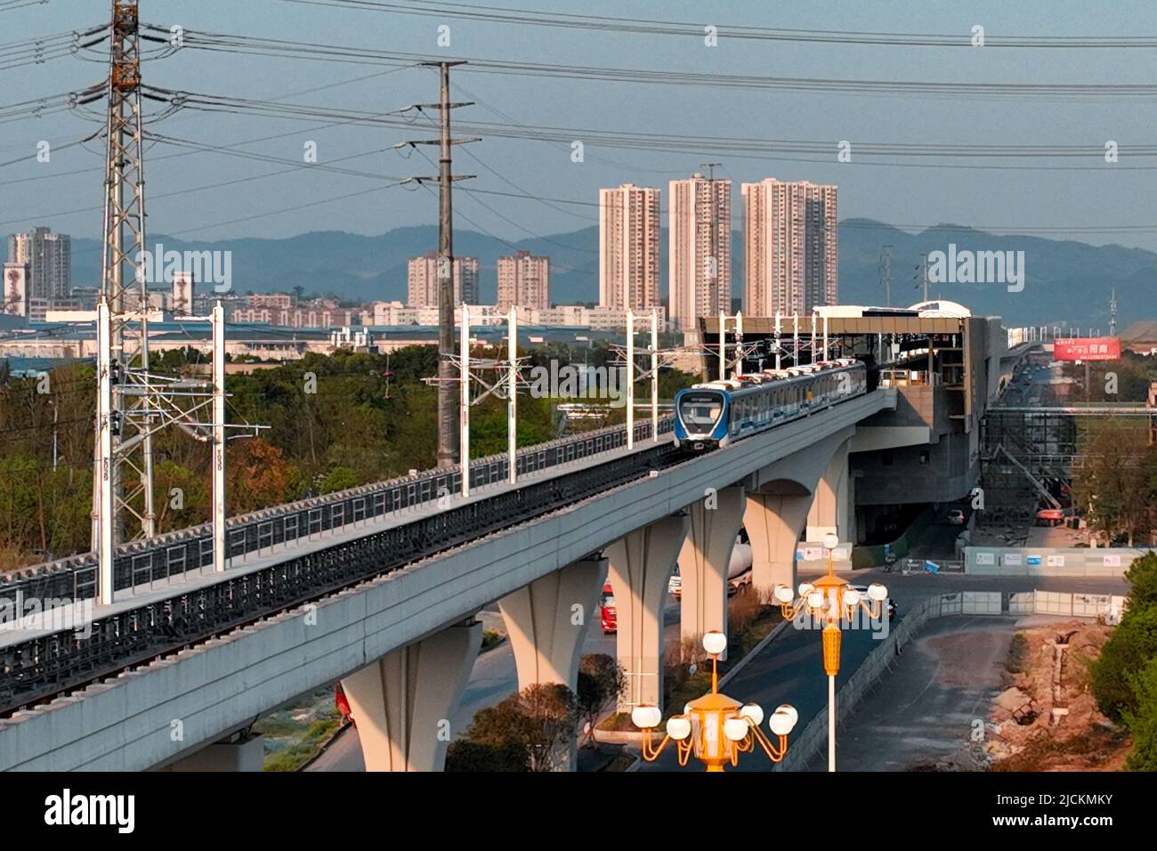 Chongqing rail line 5 Stock Photo - Alamy