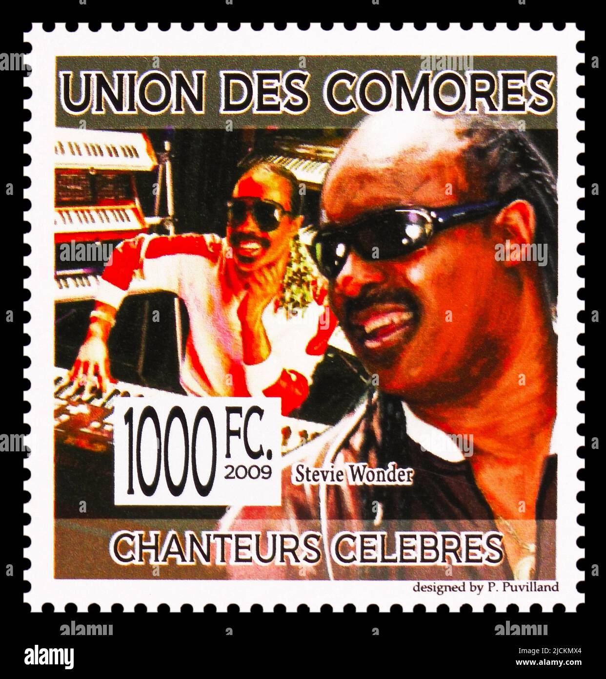 MOSCOW, RUSSIA - JUNE 12, 2022: Postage stamp printed in Comoros shows ...