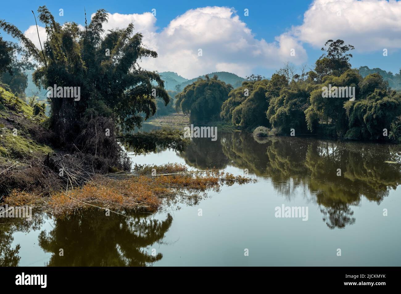 Chongqing high-speed scenery along the road Stock Photo - Alamy