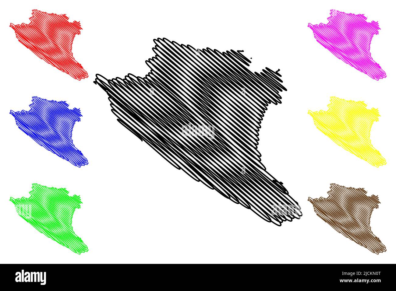 Gavdos island (Hellenic Republic, Greece, Greek island) map vector ...