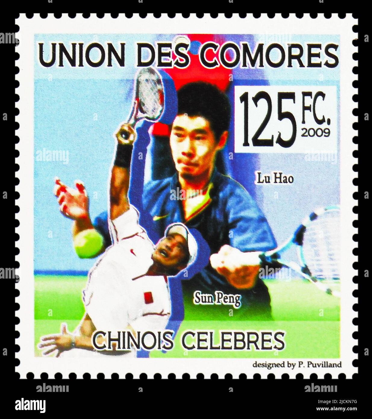 MOSCOW, RUSSIA - JUNE 12, 2022: Postage stamp printed in Comoros shows ...