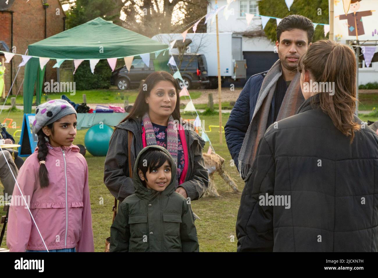 Raj Bajaj in Midsomer Murders The Scarecrow Murders Stock Photo - Alamy