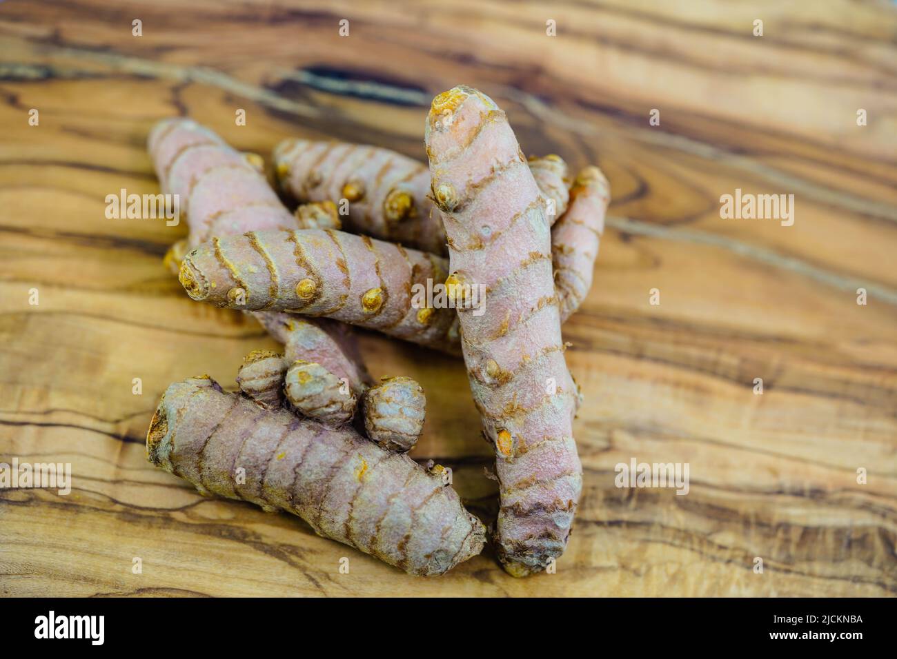 Turmeric Curcuma longa the yellow spice Stock Photo - Alamy