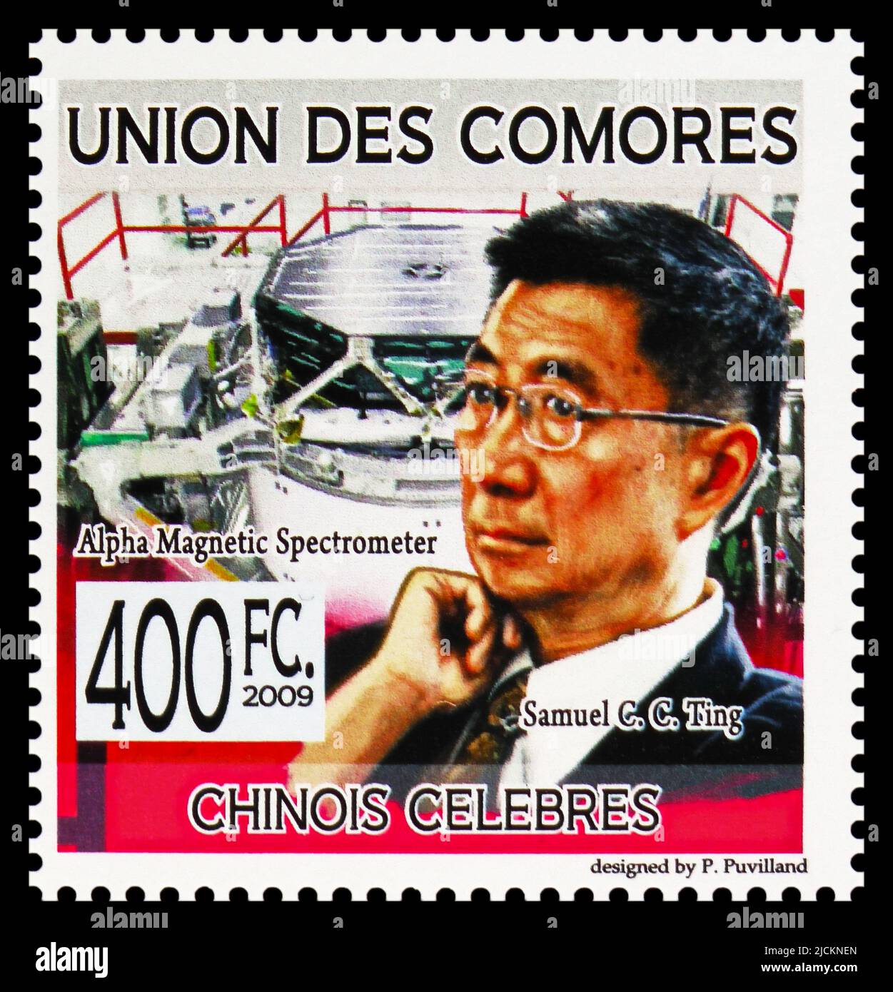 MOSCOW, RUSSIA - JUNE 12, 2022: Postage stamp printed in Comoros shows ...