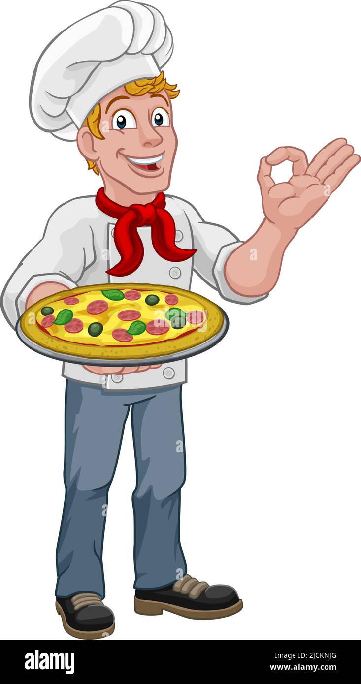 Pizza man logo hi-res stock photography and images - Alamy
