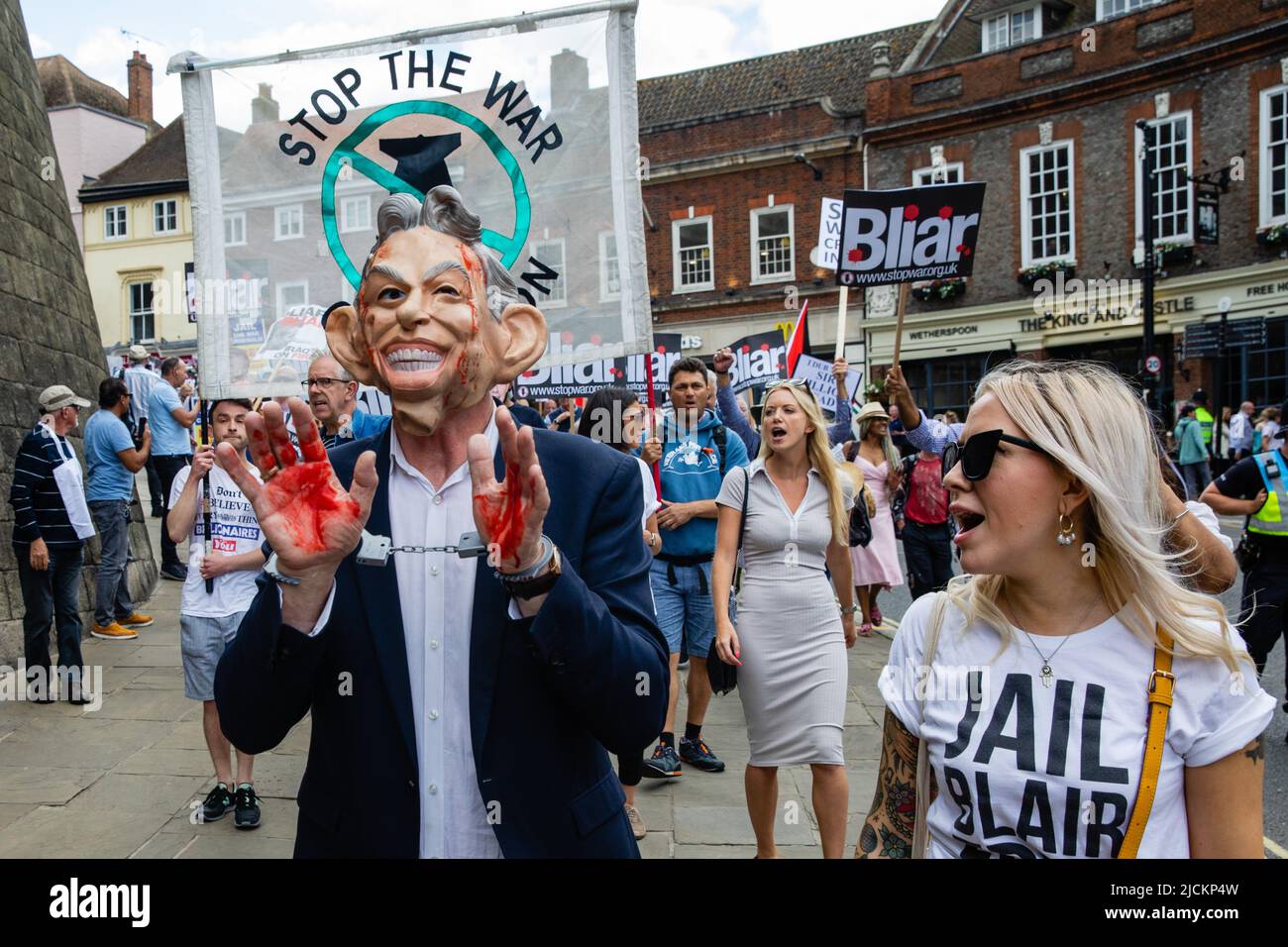 Sir tony blair mask hi-res stock photography and images - Alamy