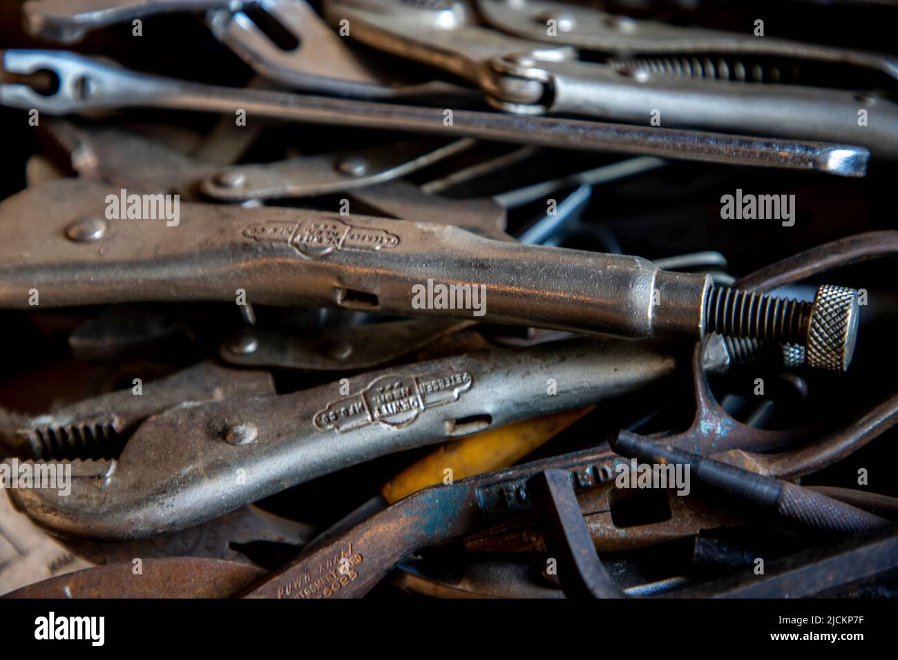 Jumble of tools hi-res stock photography and images - Alamy