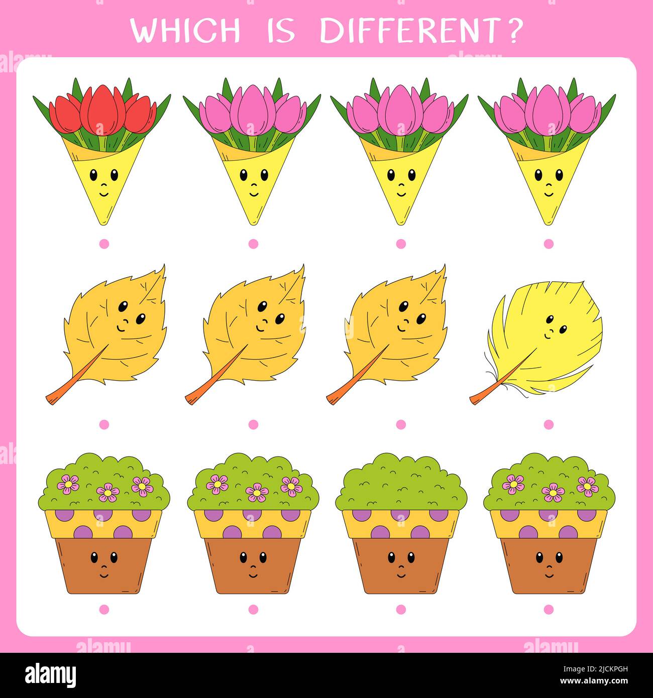 Find the odd one in the group Stock Photo - Alamy