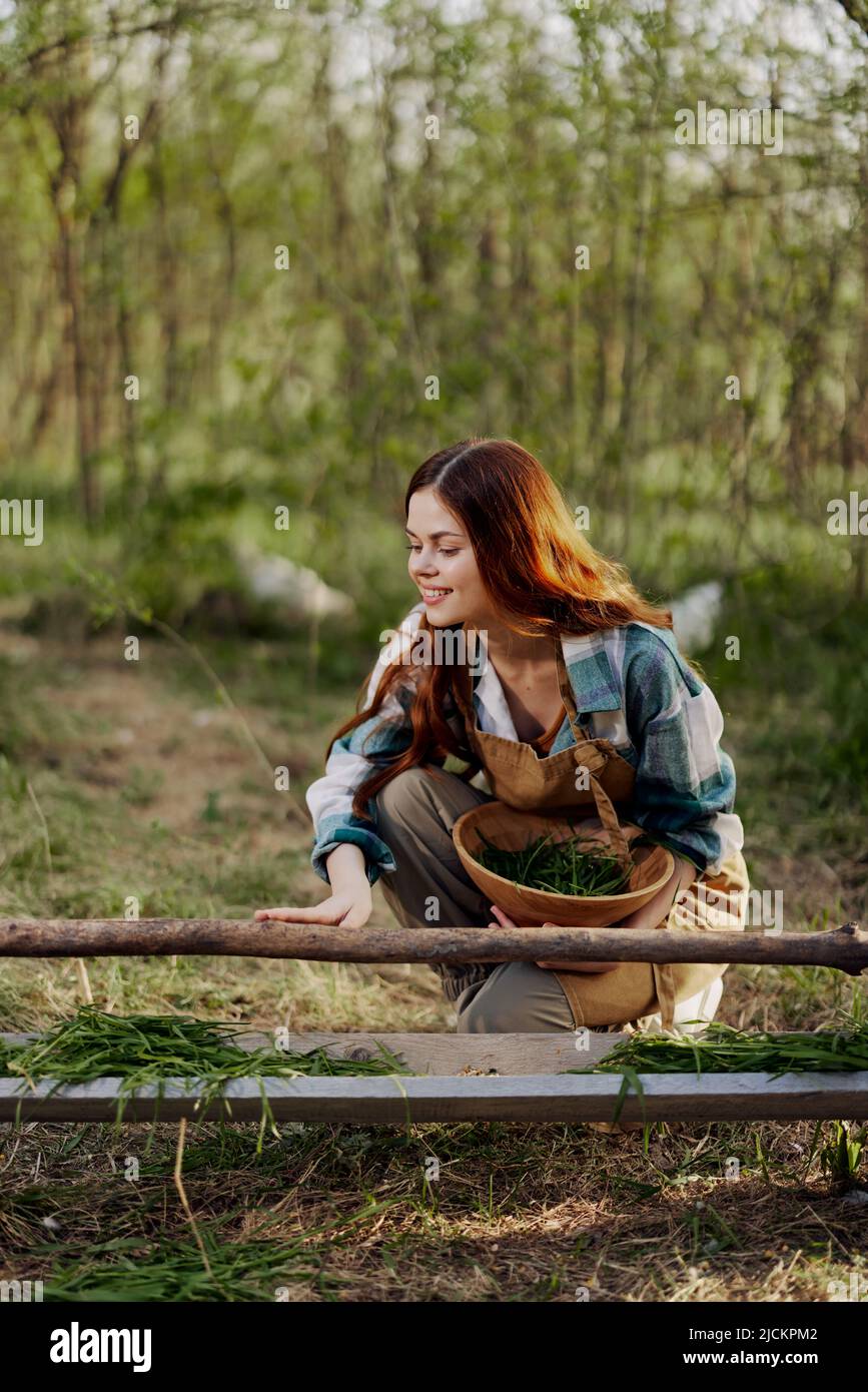 Girl carrying hen hi-res stock photography and images - Alamy
