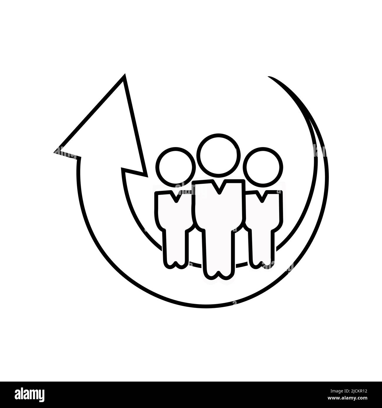 Synergy icon hi-res stock photography and images - Alamy