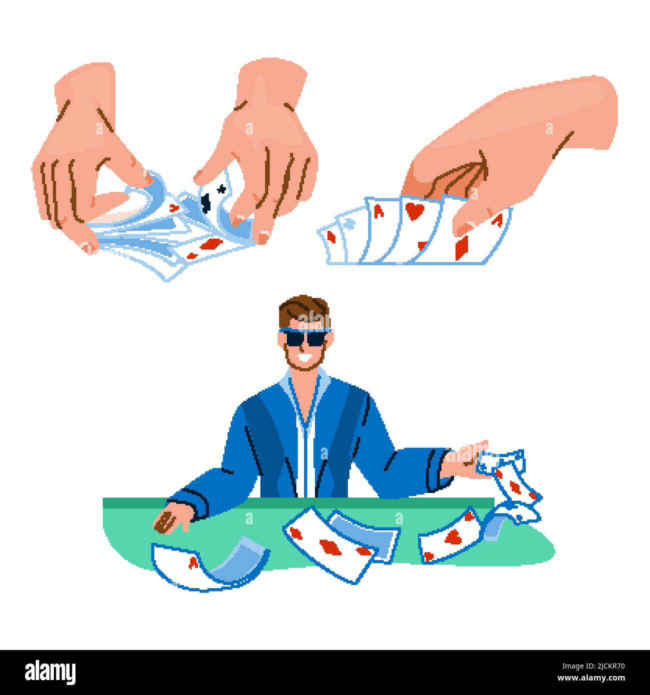 Poker cloth Stock Vector Images - Alamy