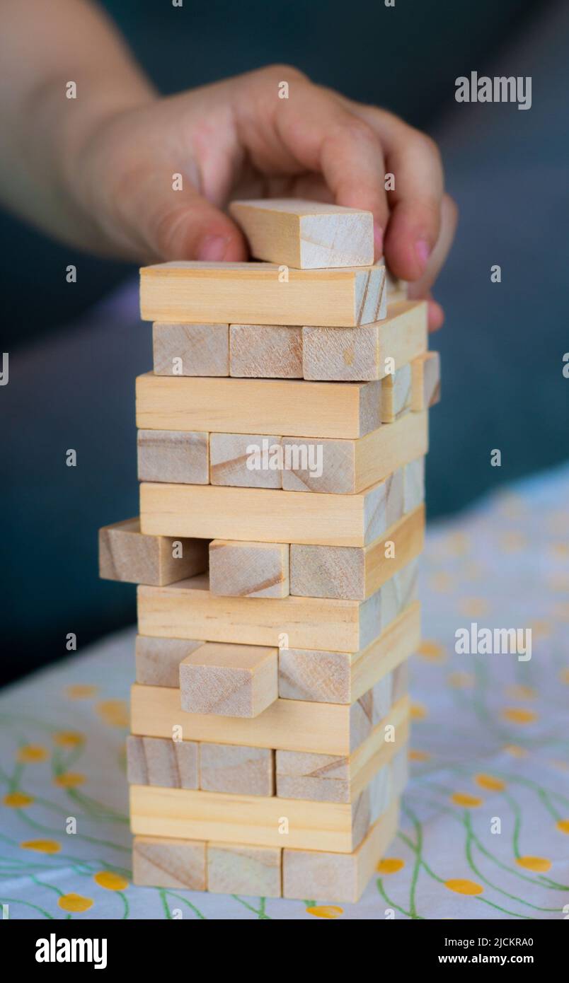 Jenga blocks hi-res stock photography and images - Alamy