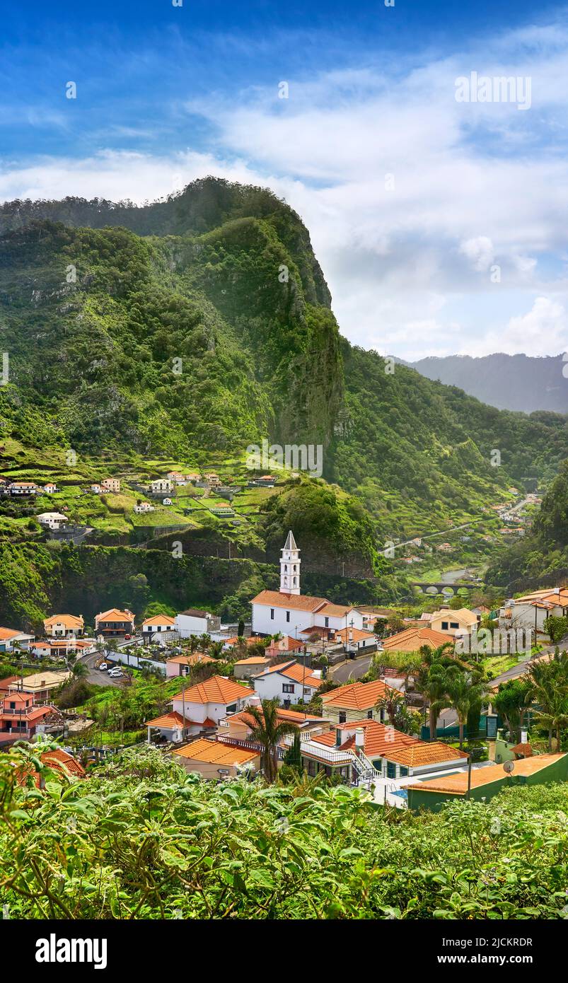 Faial Village on north coast, Madeira Island, Portugal Stock Photo - Alamy