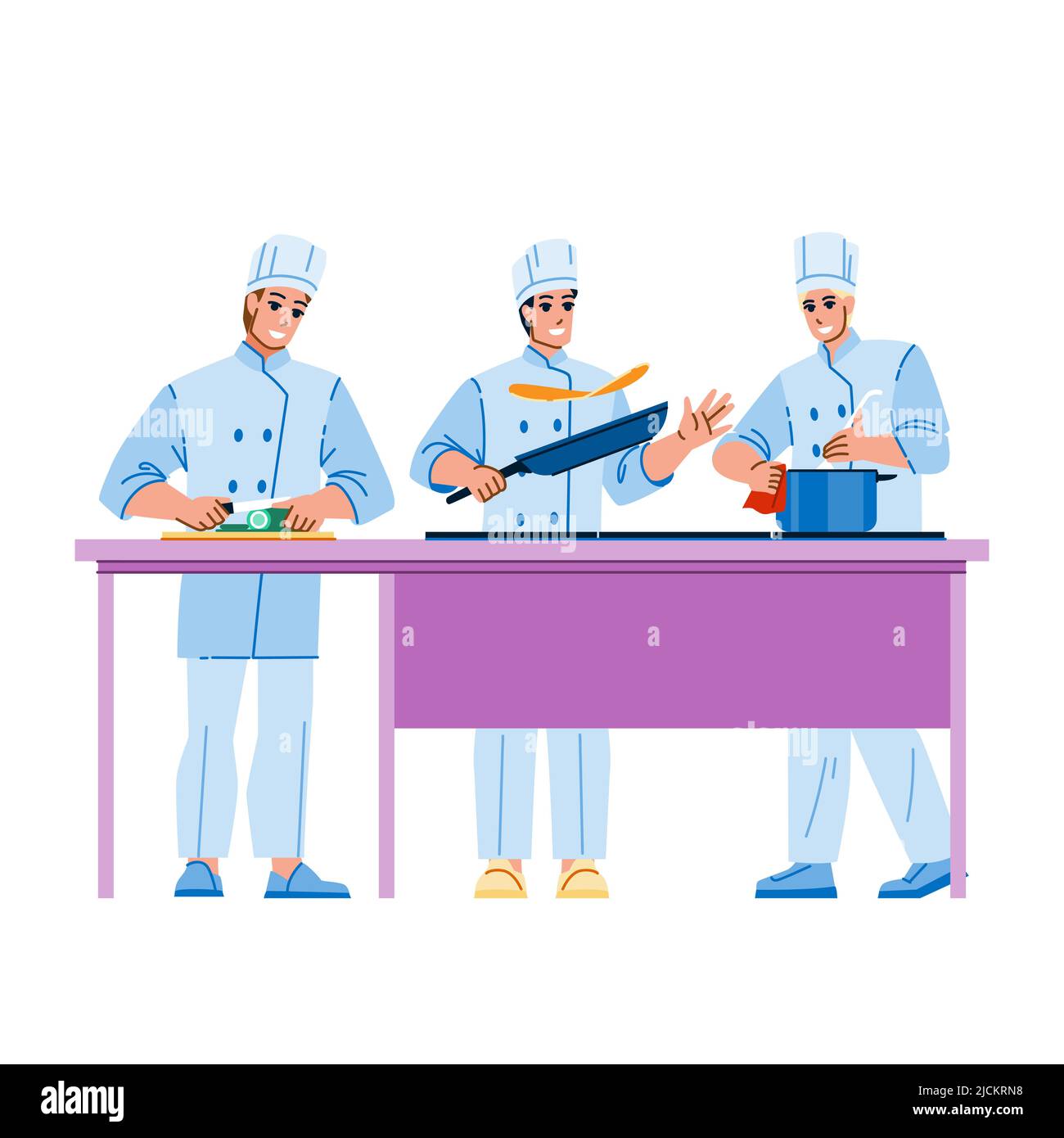 restaurant kitchen vector Stock Vector Image & Art - Alamy