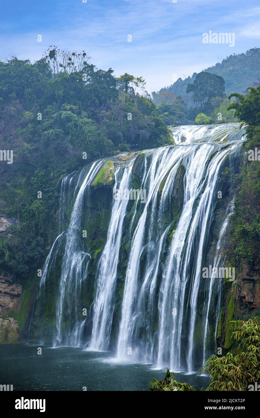 Guizhou anshun huangguoshu waterfall Stock Photo - Alamy