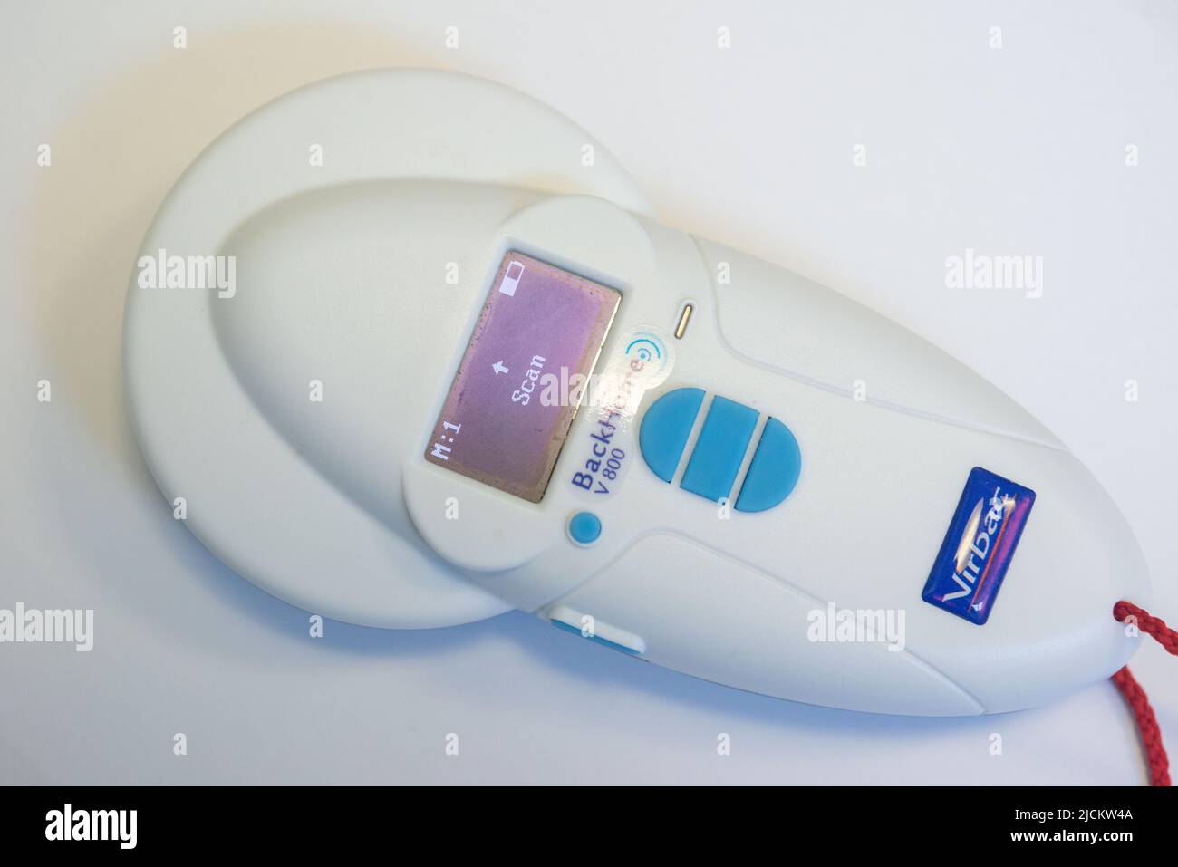 Dog microchip scanner in scanning mode Stock Photo - Alamy