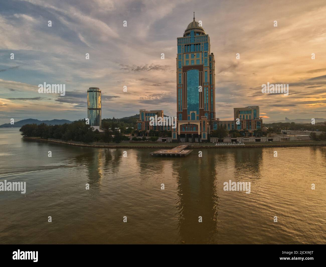 Sabah state Administrative Centre, the 33-storey office tower is the ...