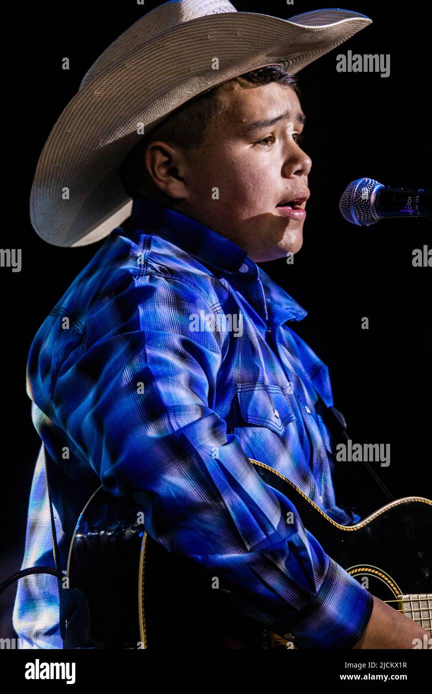 13 year old Edward Pimm performs during the 30th Anniversary of Global ...