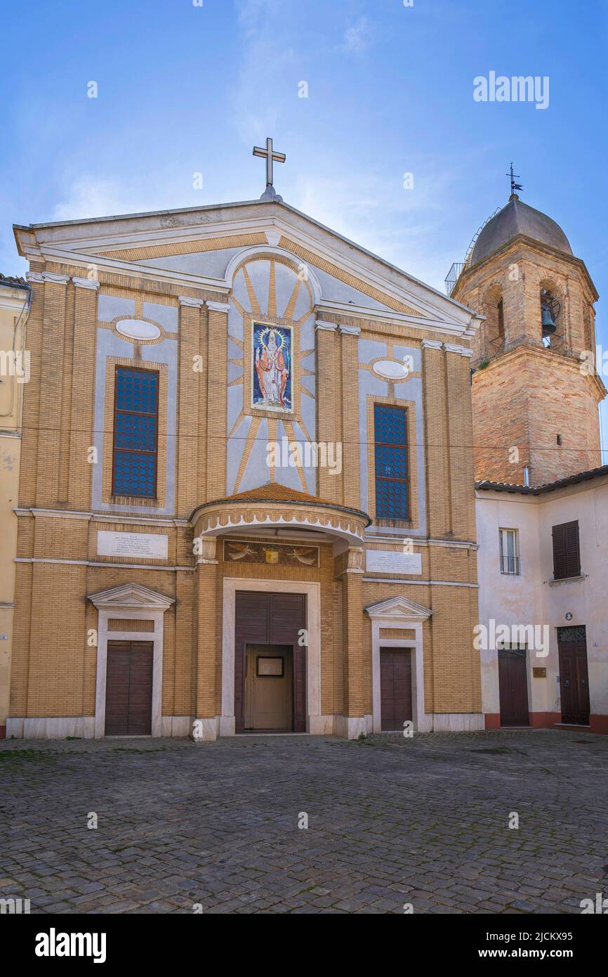 Old Town, Church of San Marcello Pope and Martyr, San Marcello, Marche ...