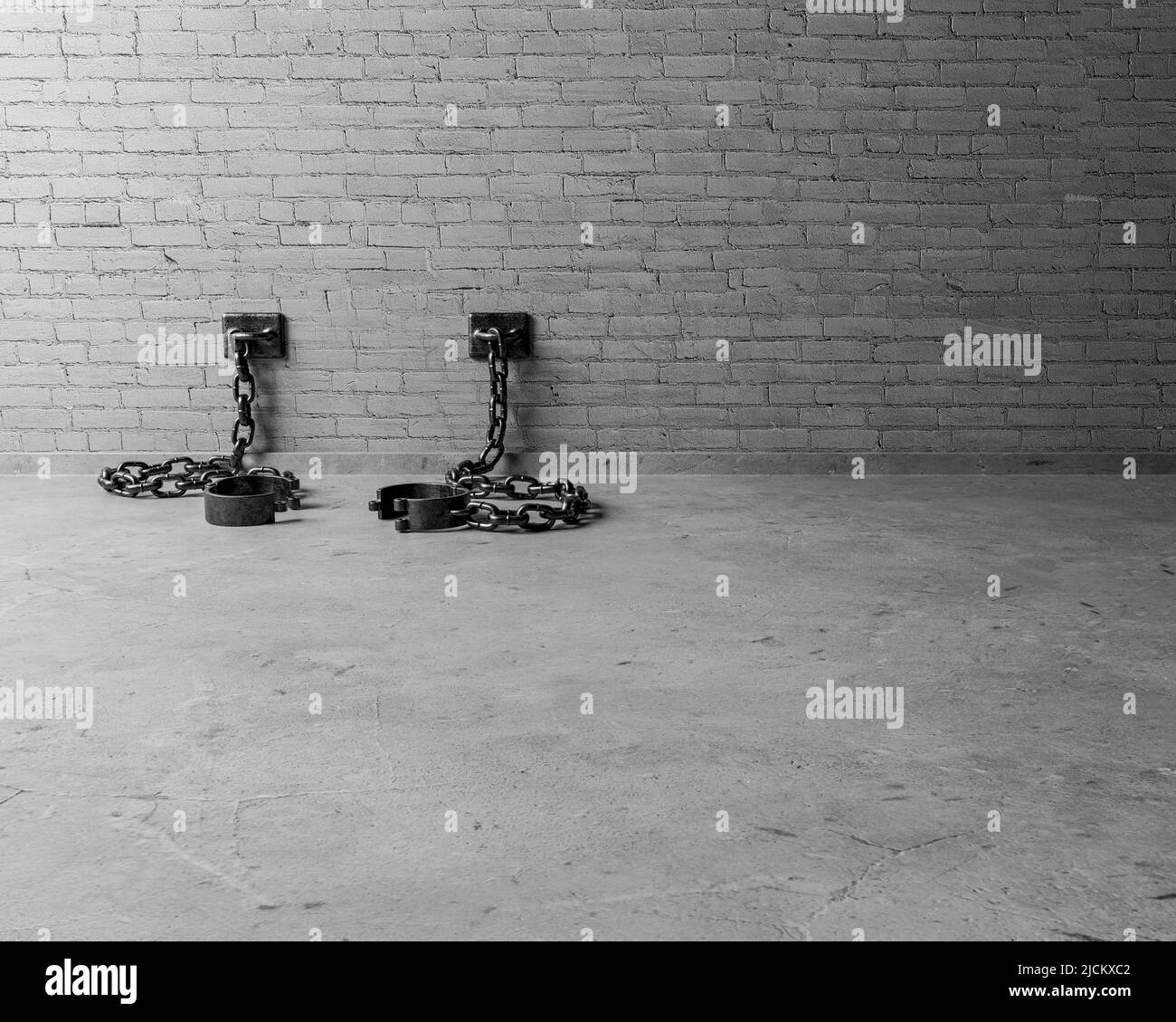 Shackled prison Black and White Stock Photos & Images - Alamy
