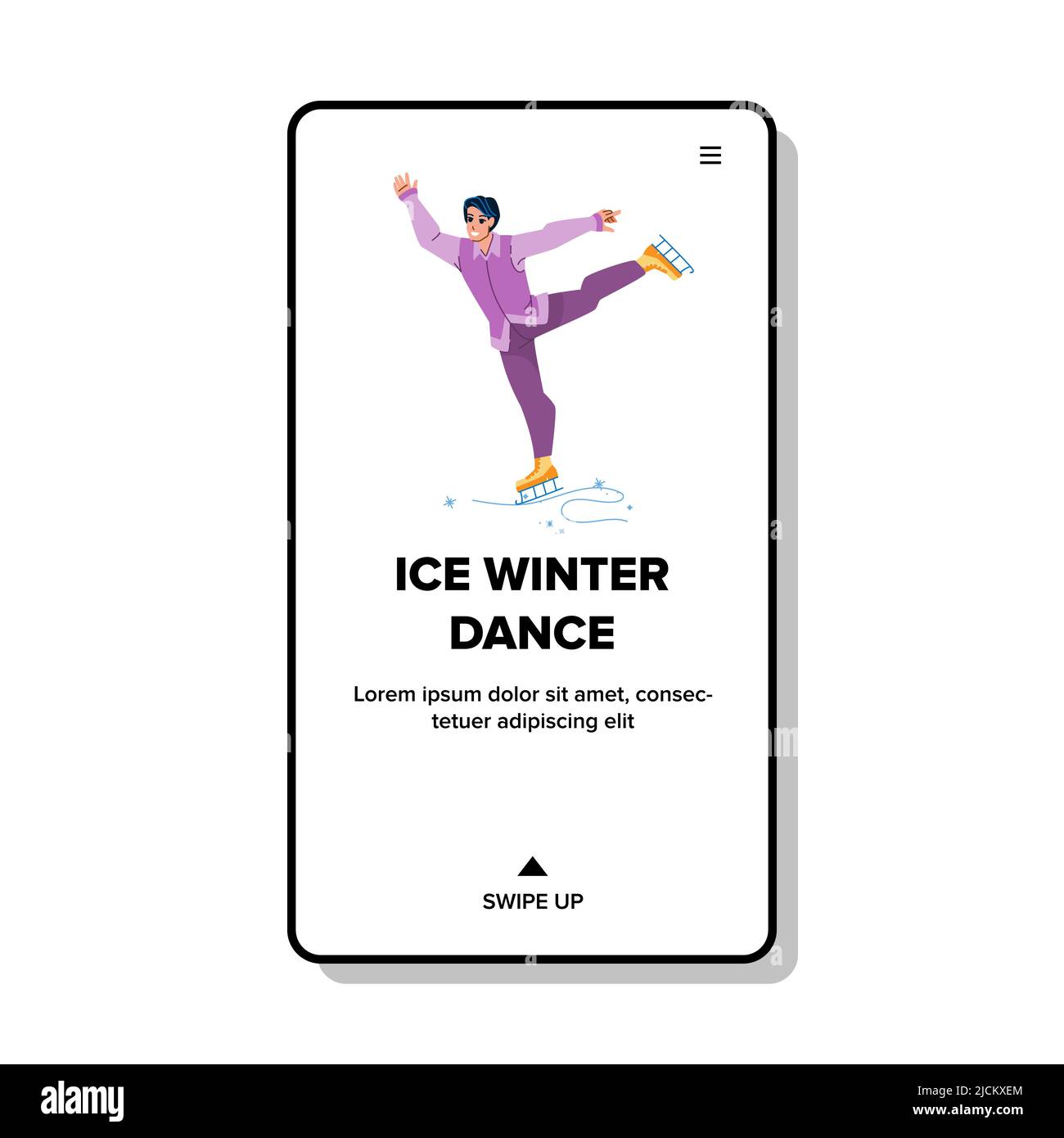ice winter dance vector Stock Vector Image & Art - Alamy