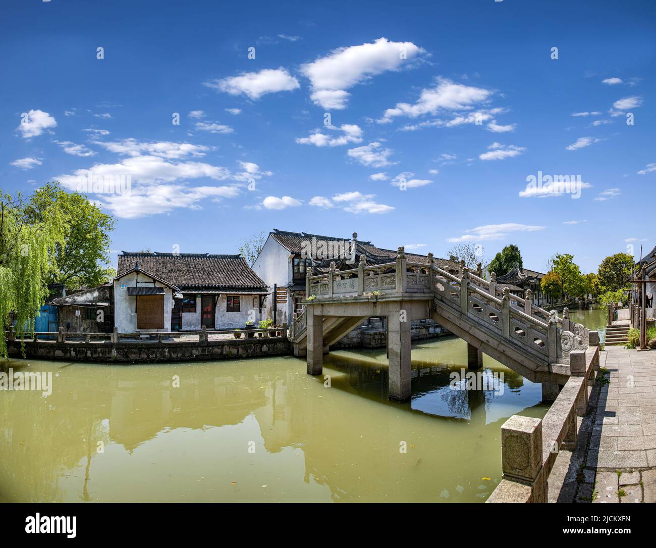 Shanghai jinshan district fengjing town of king bridge Stock Photo - Alamy