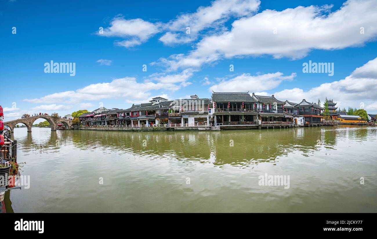 Shanghai qingpu zhujiajiao ancient town water Stock Photo - Alamy