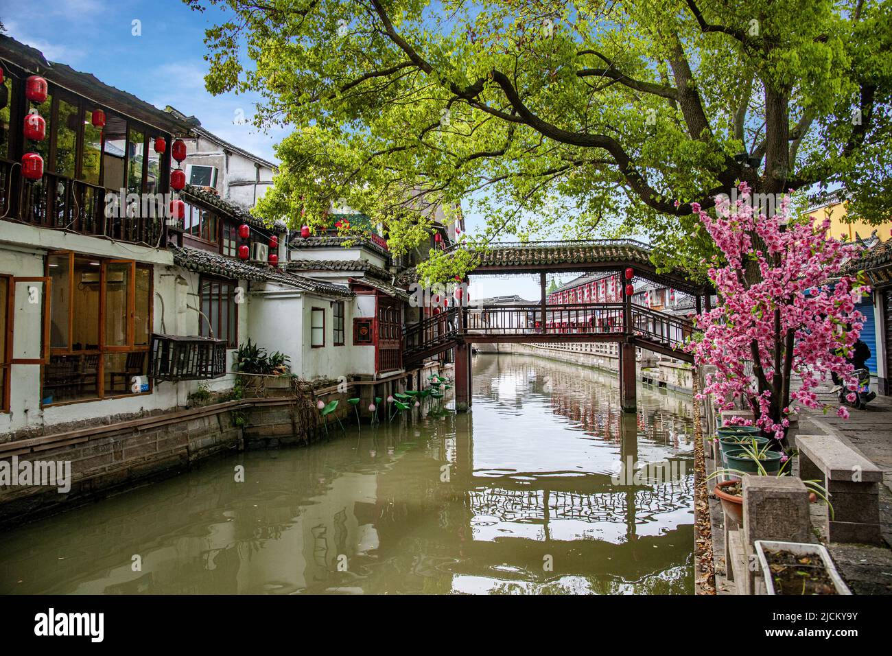 Shanghai qingpu zhujiajiao ancient town water Stock Photo - Alamy
