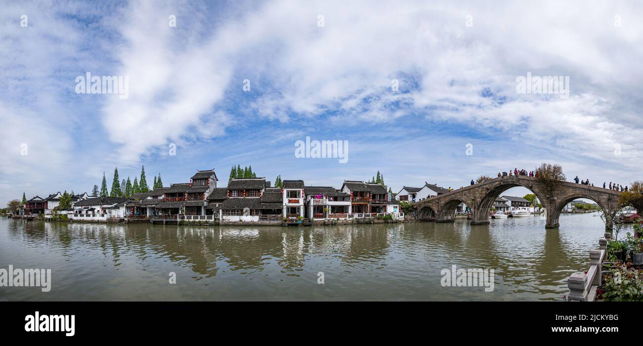 Shanghai qingpu zhujiajiao ancient town water Stock Photo - Alamy