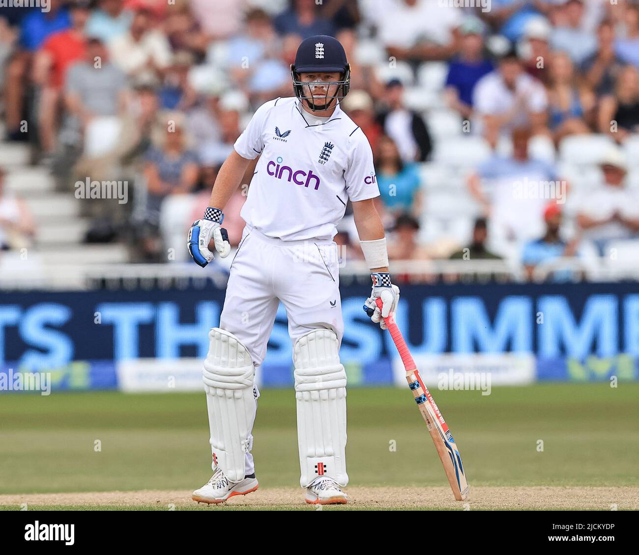 Ollie pope during england hi-res stock photography and images - Alamy
