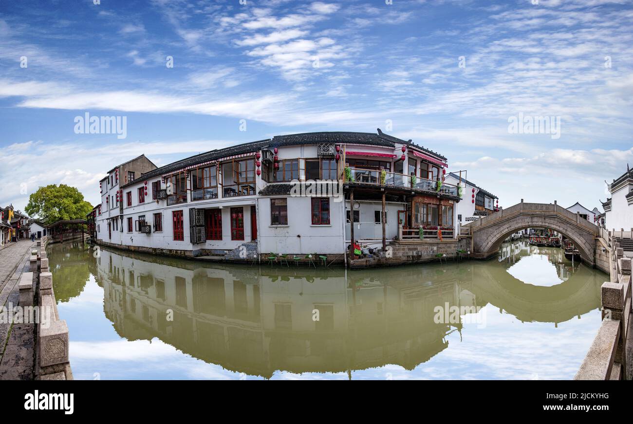 Shanghai qingpu zhujiajiao ancient town water Stock Photo - Alamy