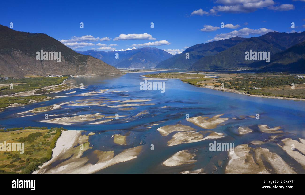 The valley scenery Stock Photo - Alamy