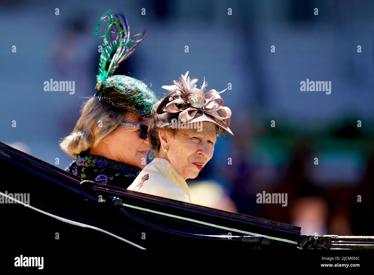 The Princess Royal in the royal procession during day one of Royal ...