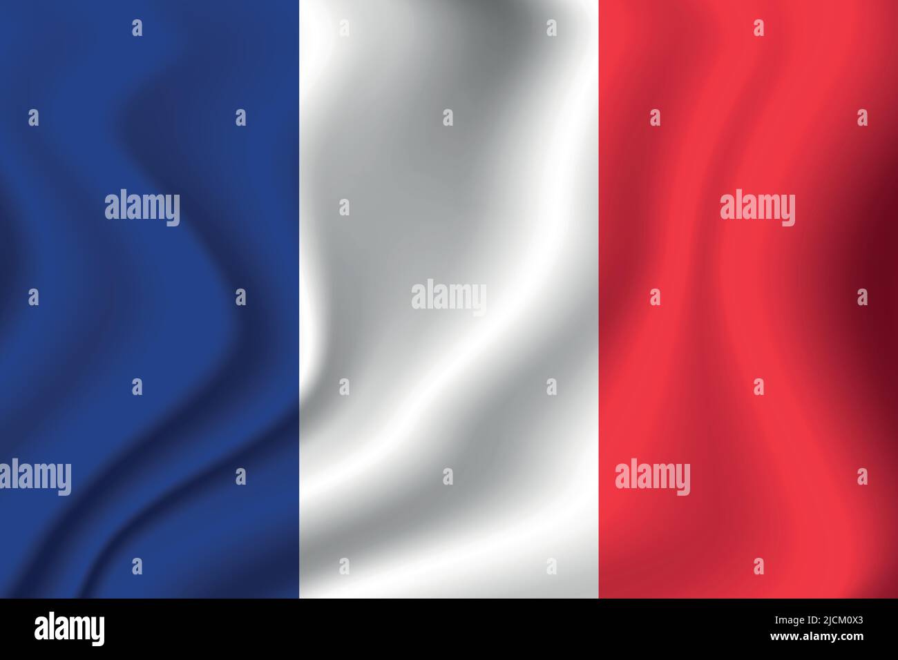 Flag of France. French national symbol in official colors. Template ...