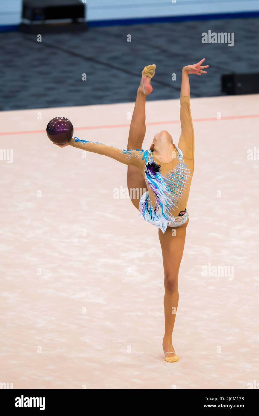 Rhythmic Gymnastics Ball Routine