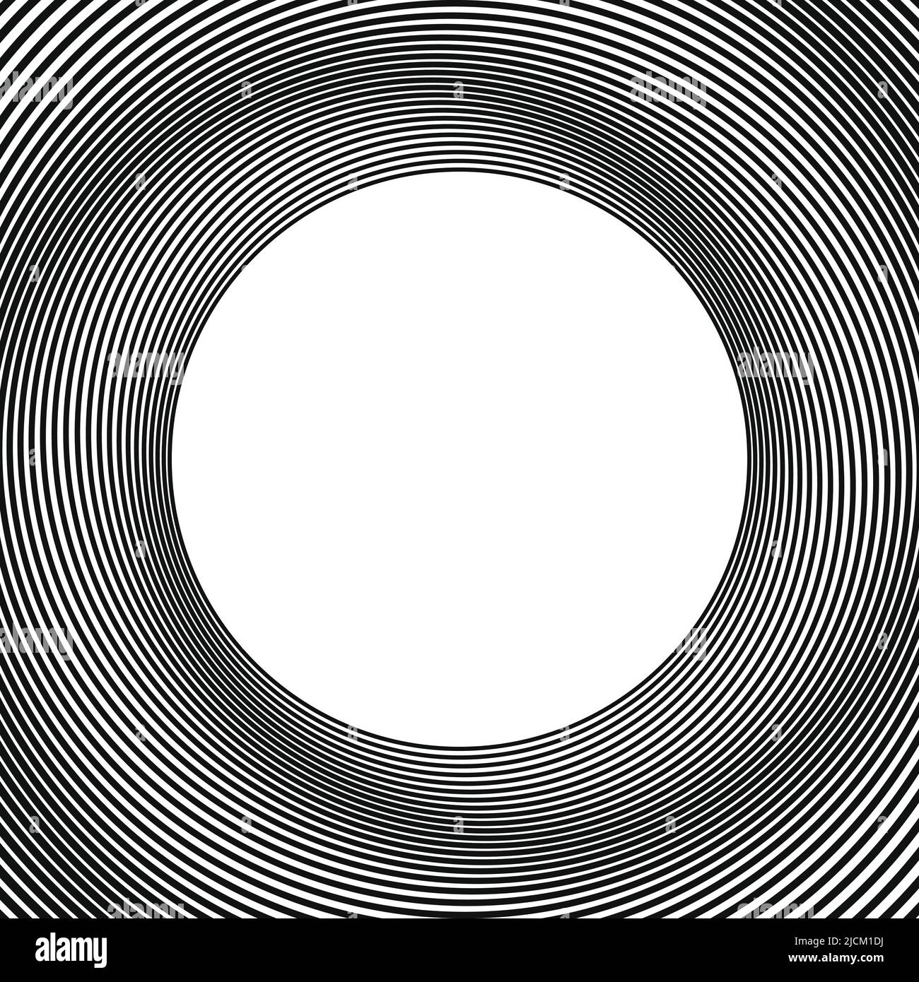 Dynamic geometric shape circle. Abstract modern graphic element for ...