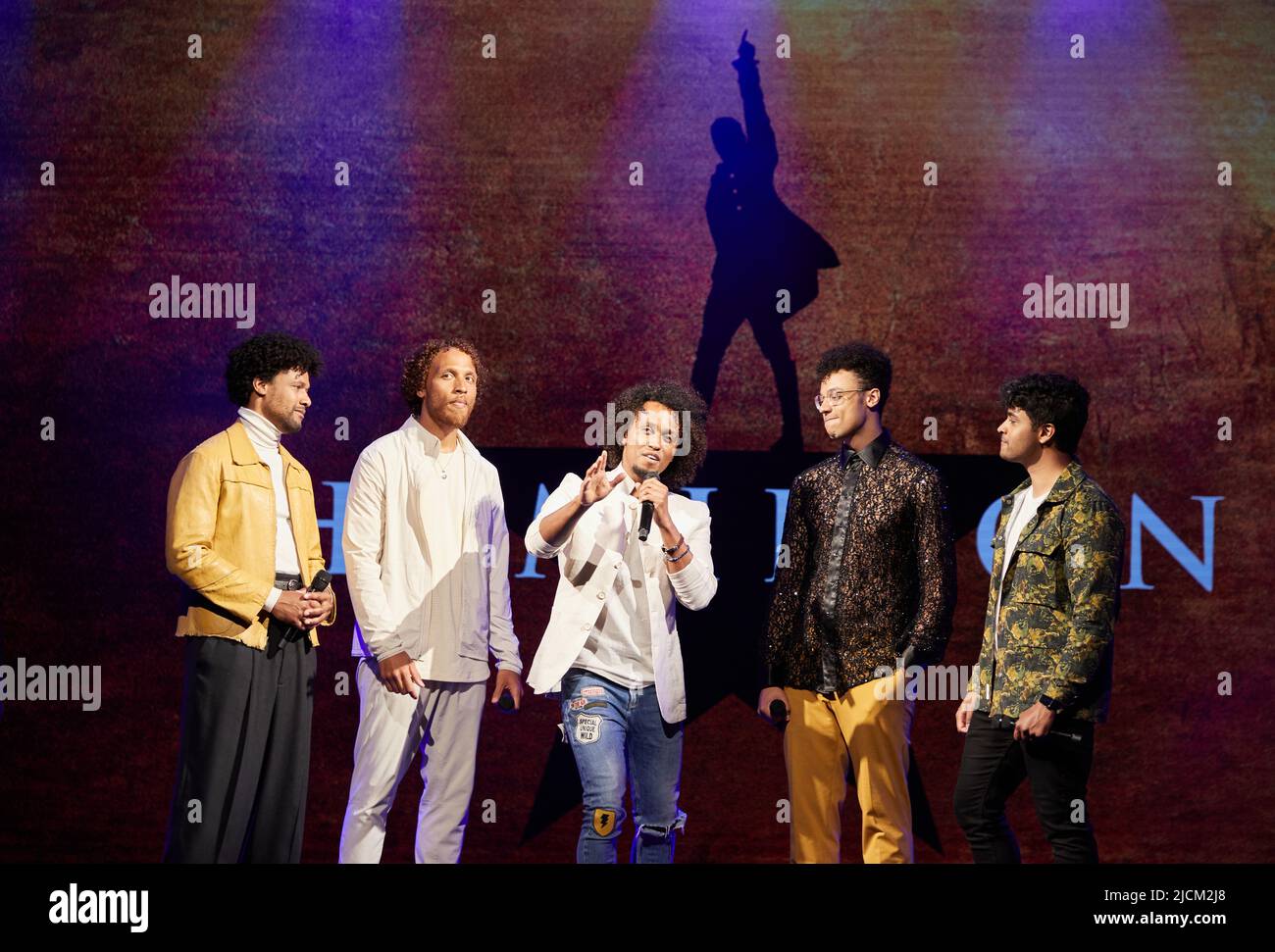Hamburg, Germany. 14th June, 2022. Musical performers Daniel Dodd-Ellis ...