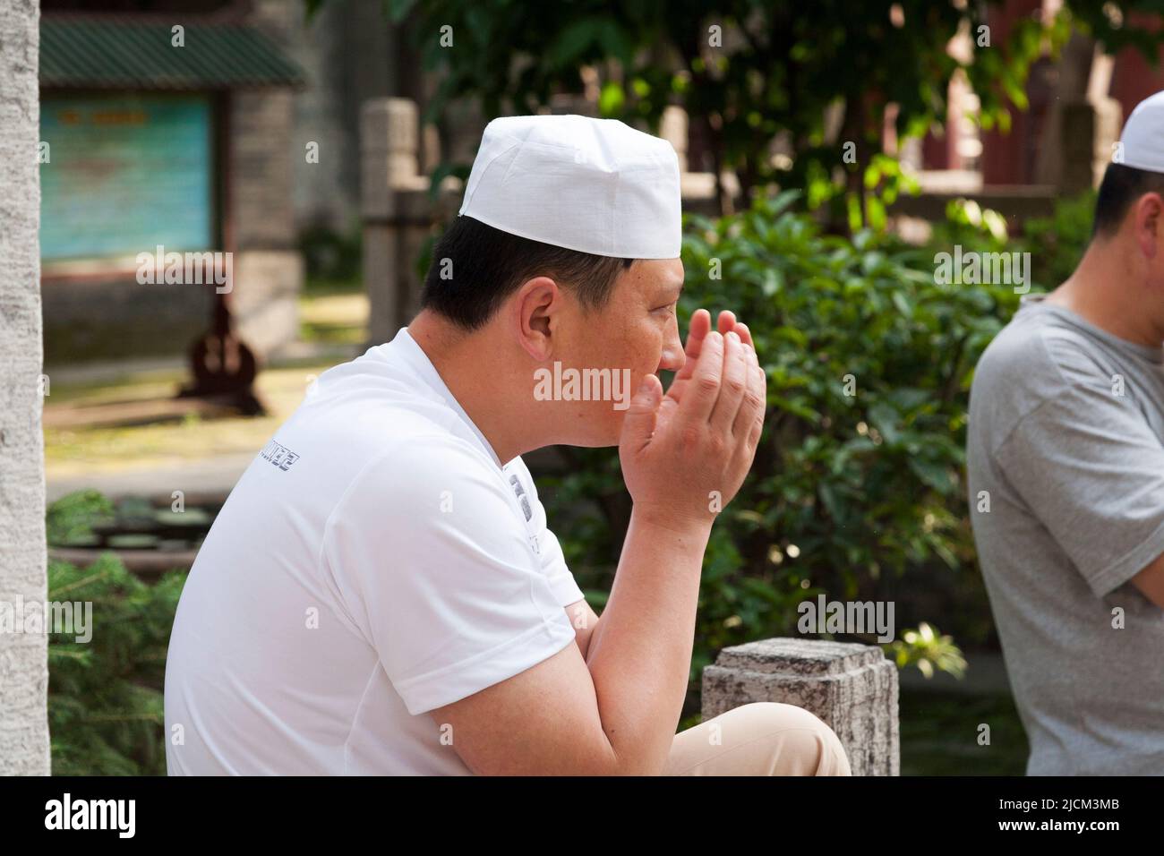 Chinese Muslim followers of Islam and the Islamic faith, photographed ...