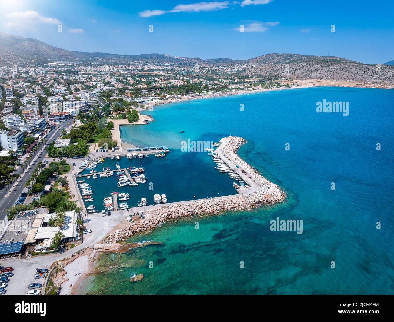 Varkiza beach athens hi-res stock photography and images - Alamy