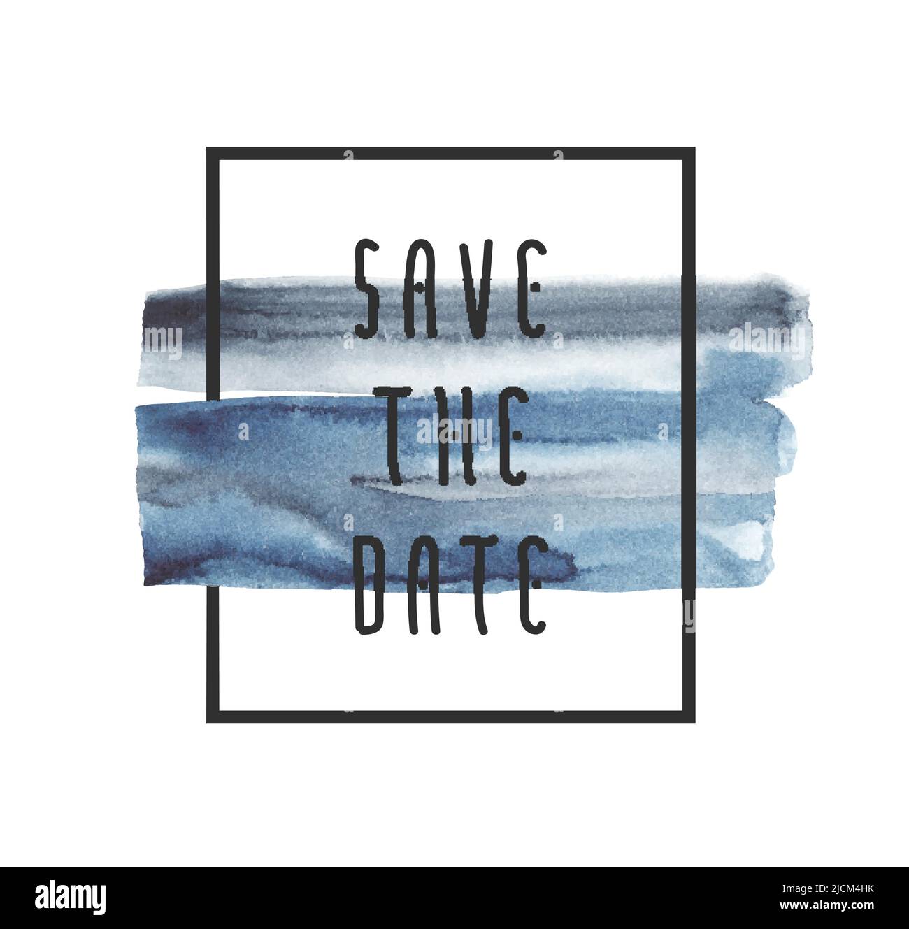 Save the date vector background for cards, hand drawn watercolor paint ...