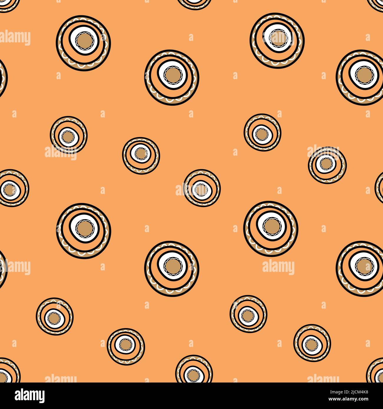 Seamless pattern with geometric aboriginal ornament. Ethnic tribal ...