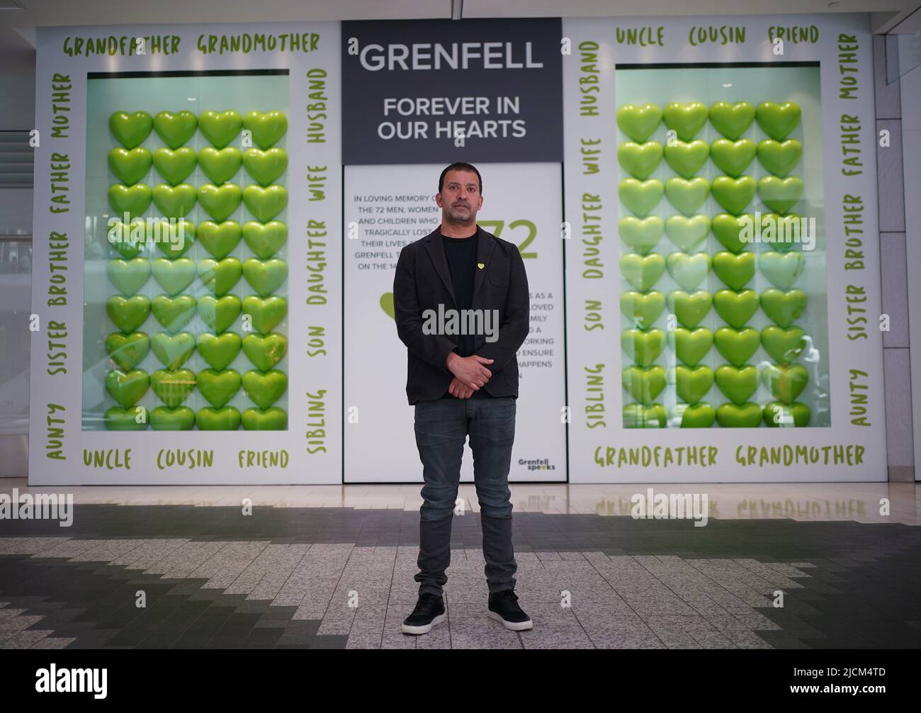 Faisal Metalsi, founder of Grenfell Speaks, a local grassroots media ...