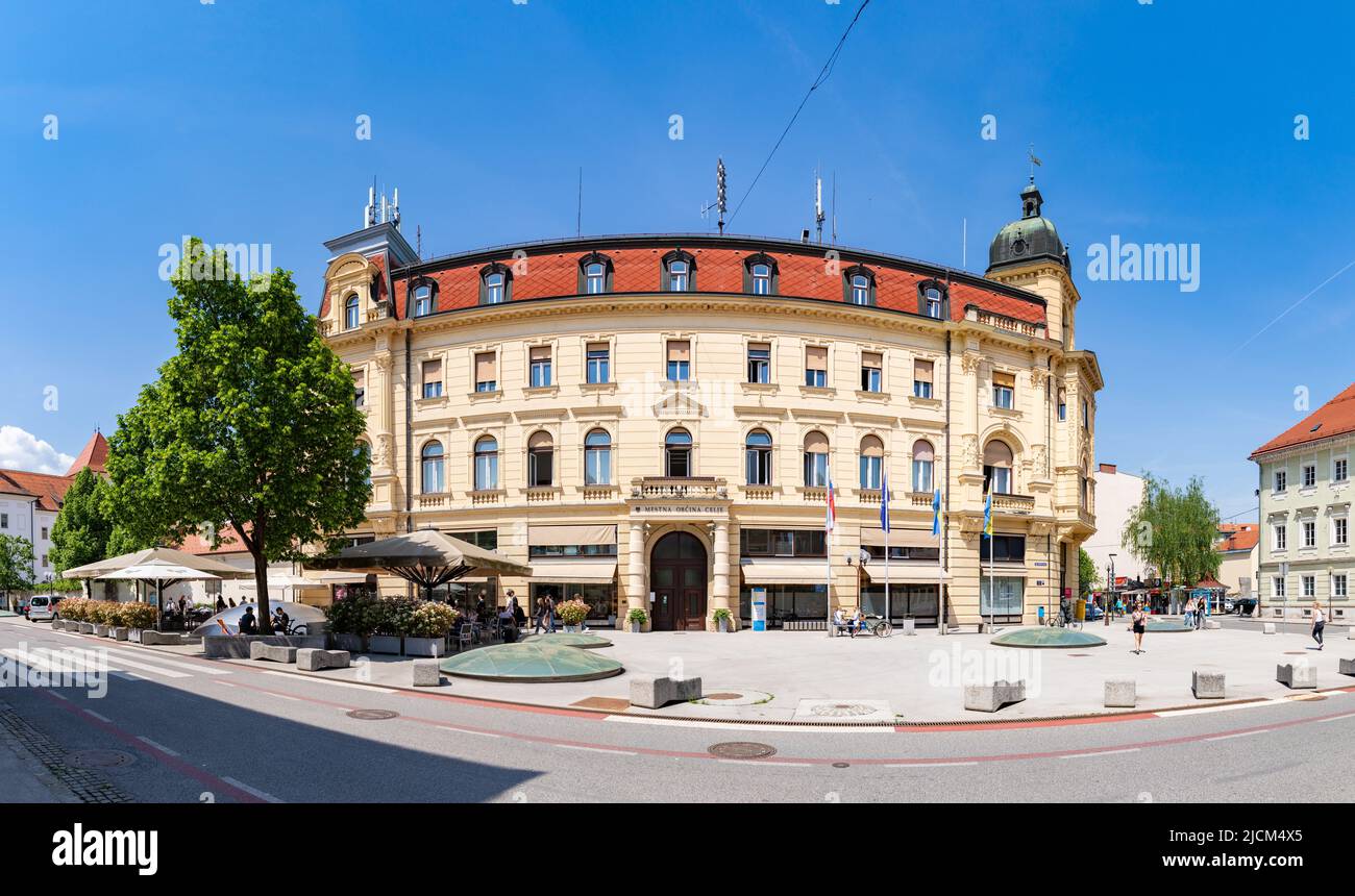 A picture of the Celje City Hall or Celje National Hall Stock Photo - Alamy