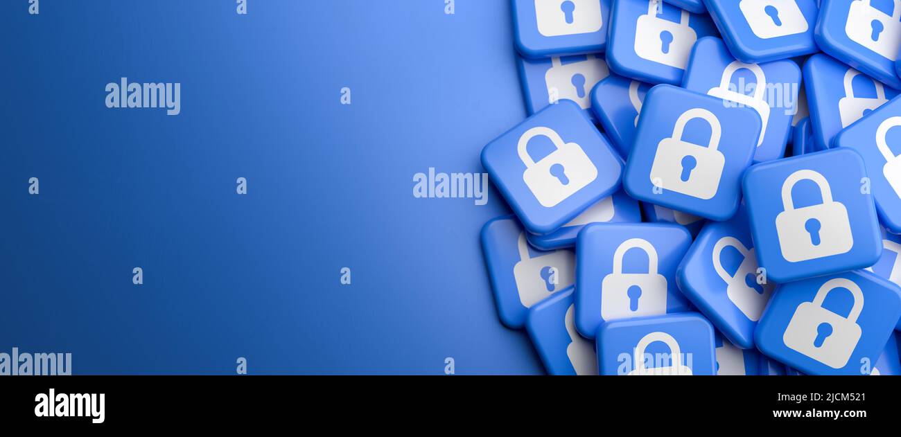 Padlock logo hi-res stock photography and images - Alamy