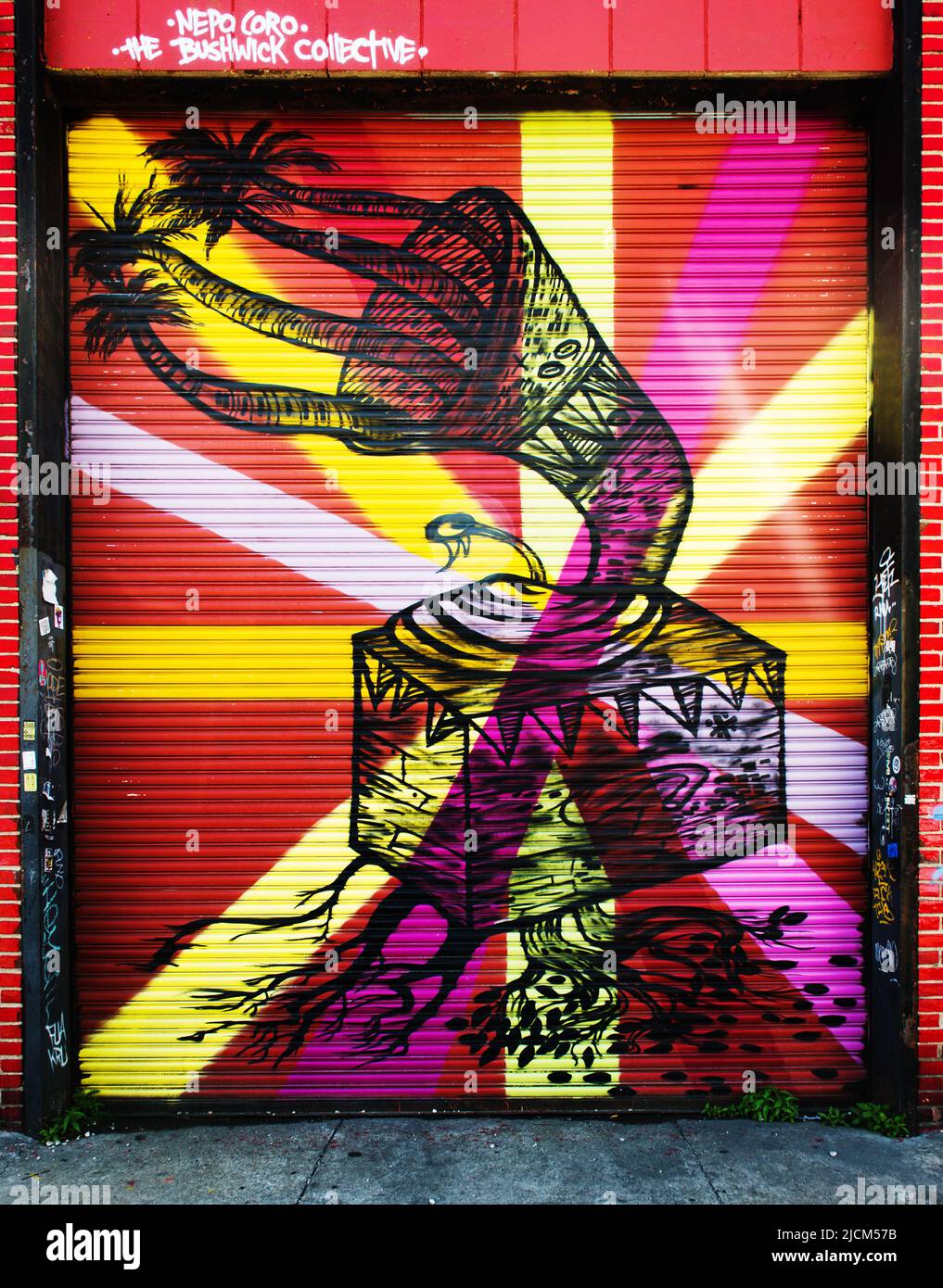 Graffiti mural in Bushwick Brooklyn, New York City Stock Photo - Alamy