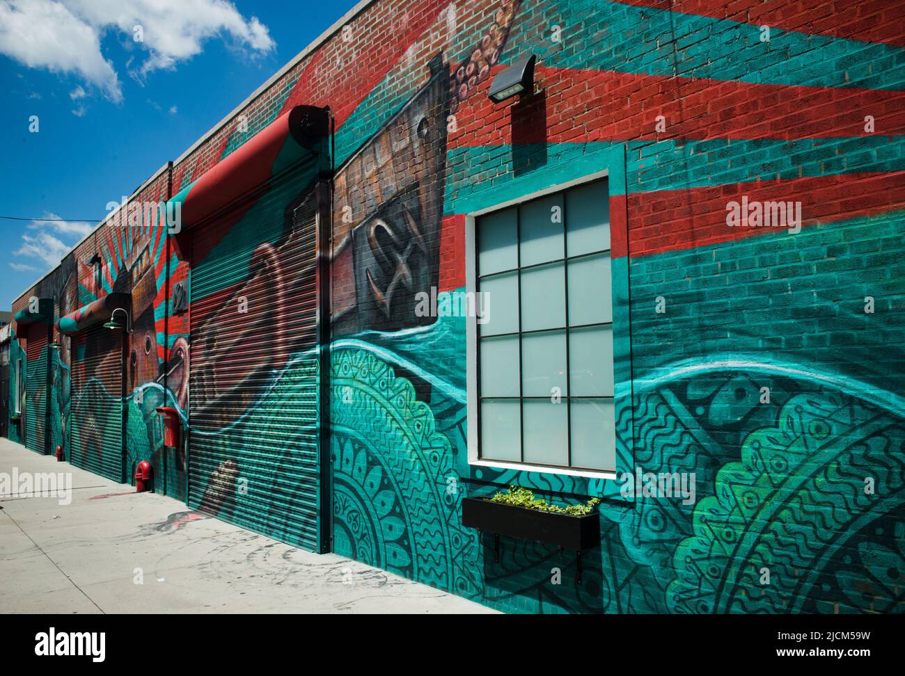 Graffiti mural in Bushwick Brooklyn, New York City Stock Photo - Alamy
