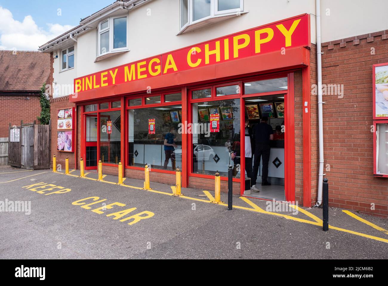 Binley Mega Chippy, Coventry, made famous by a viral Tik Tok video ...